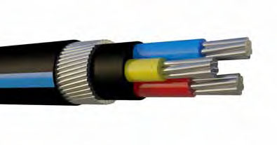 Aluminium Low Halogen (LHC) Armoured Cable 1.9/3.3KV | Kamarossi
